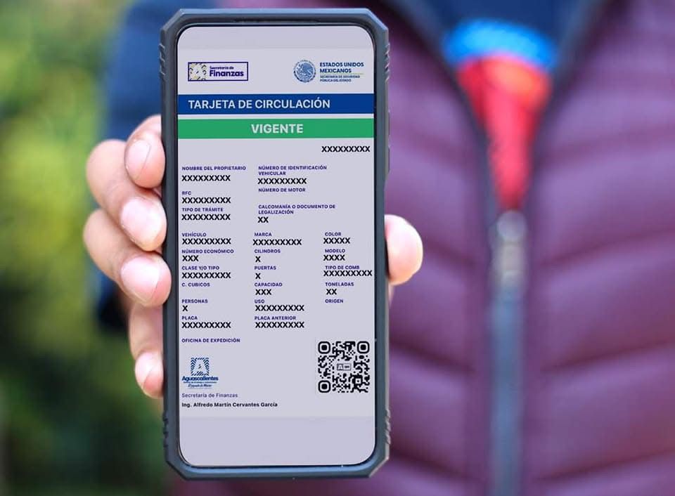 Llega la tarjeta de circulación vehicular digital a Aguascalientes ...